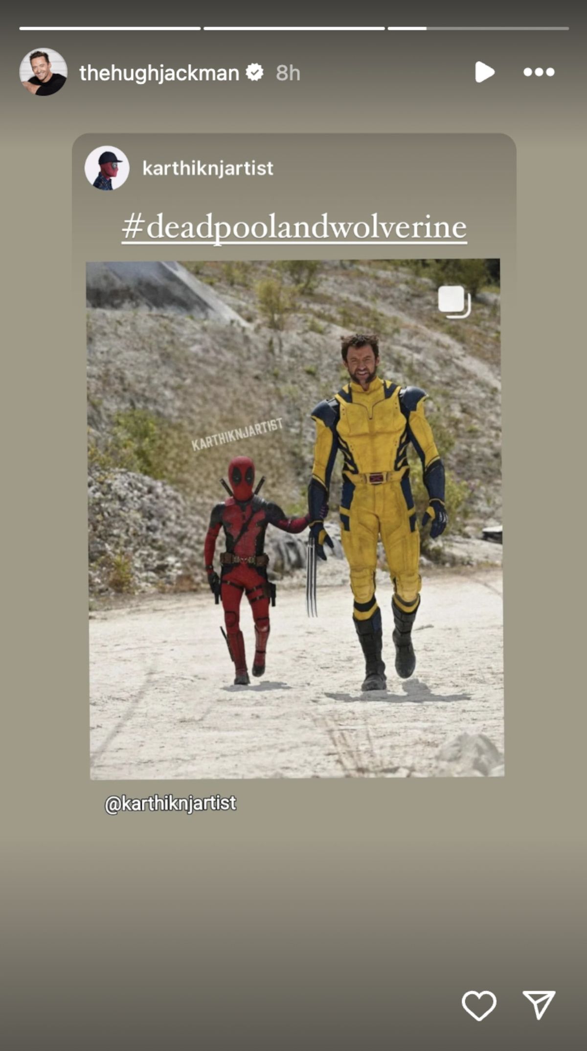 Hugh Jackman Celebrated Father’s Day With Wild Deadpool And Wolverine ...