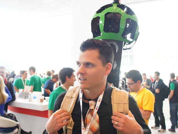 Google Street View Trekker Backpack: 42 Pounds, 15 Cameras | Laptop Mag