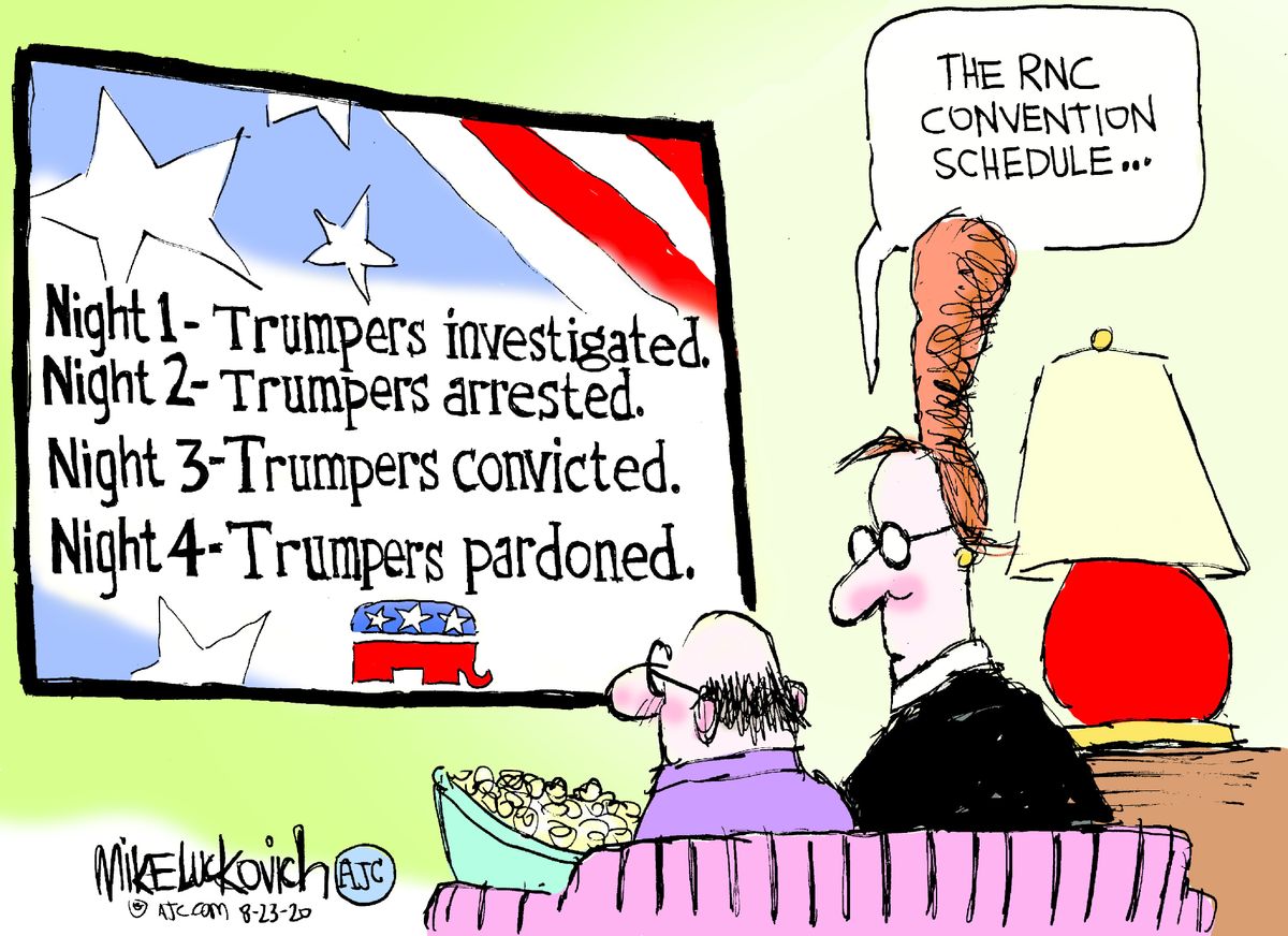 Political Cartoon U.S. Trump RNC | The Week