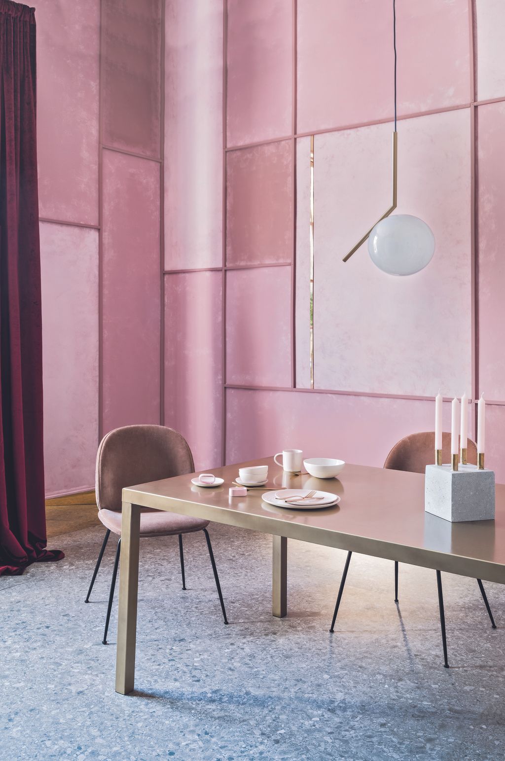 Blush home decor ideas