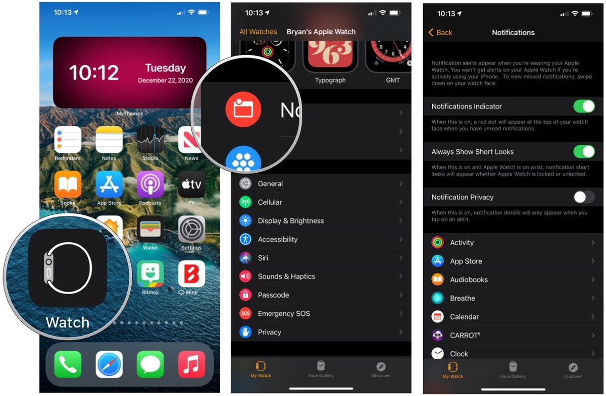 How to customize Message, Mail, Calendar, and other notifications on ...