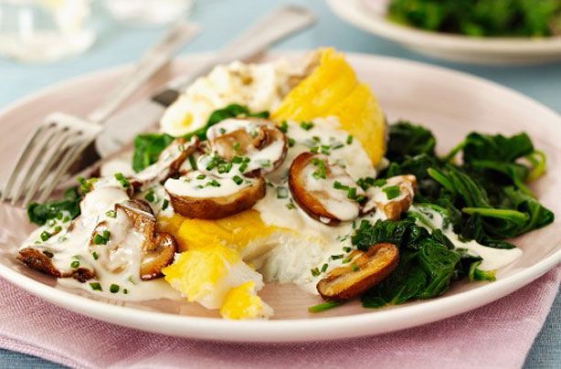 Smoked haddock in mushroom sauce | Dinner Recipes | GoodtoKnow