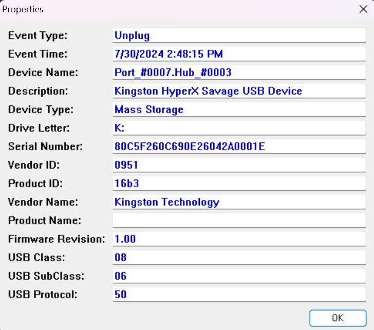 Thank you, Freeware: I was just saved from USB disconnect/reconnect ...