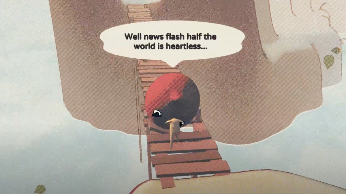 Sisyphus is about guilt, anger, and pushing a giant head up an ...