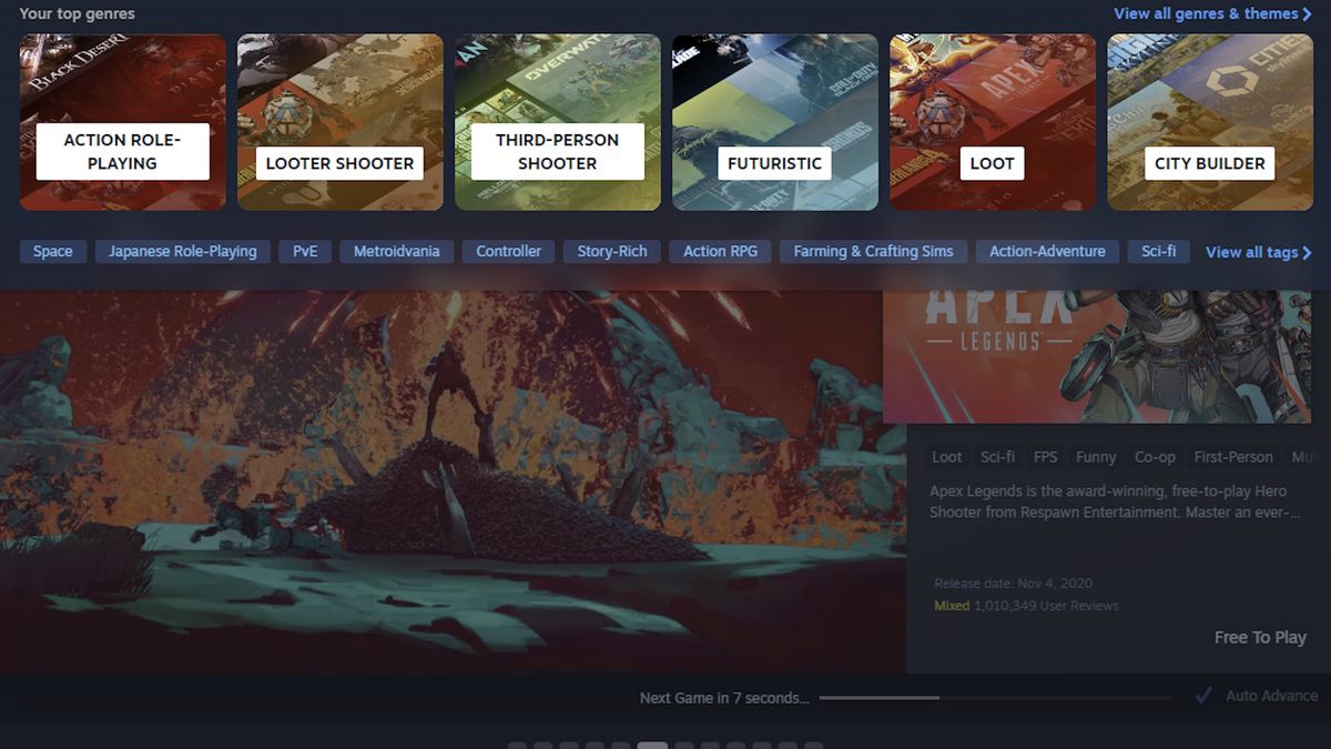 Valve gave the Steam store a new look, and oh no, I hate it | GamesRadar+