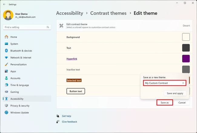 Set up high-contrast themes on Windows 11 | Windows Central