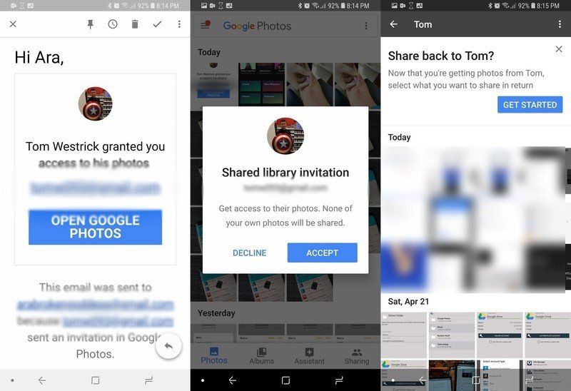 How to share your photo library in Google Photos | Android Central