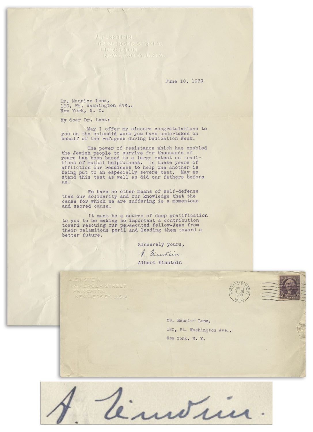 Einstein's Letter Talking About 'Hitler-Insanity' to Be Auctioned ...
