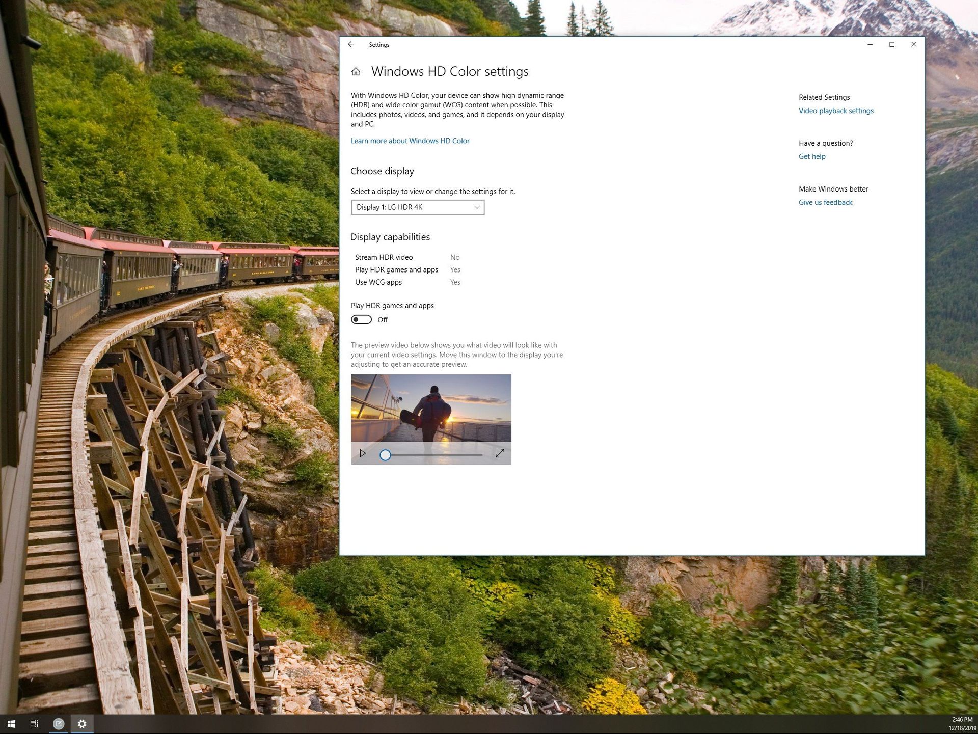 How to enable HDR settings on Windows 10 | Windows Central