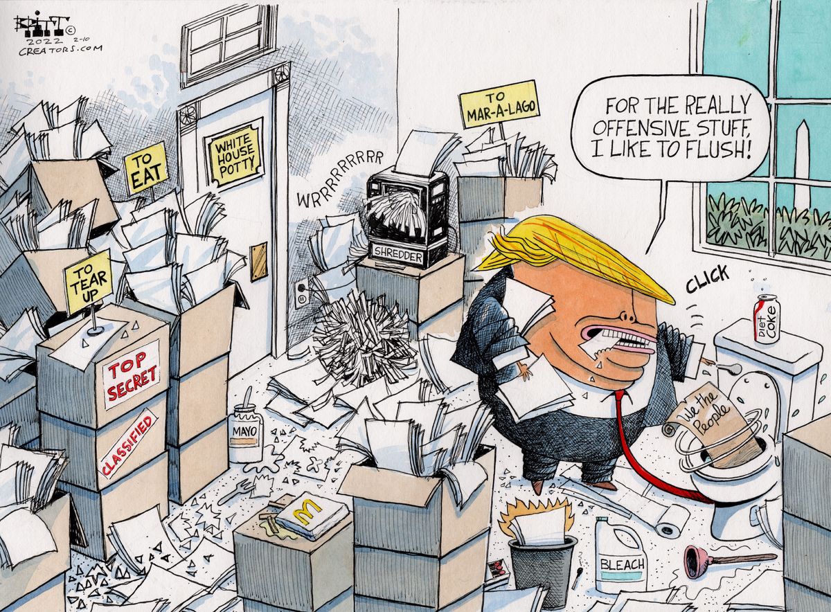 Trump's potty method | The Week