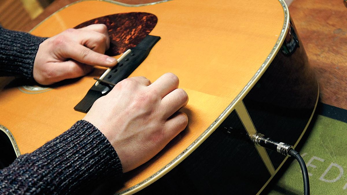 Guitar modding: how to install an acoustic pickup | MusicRadar