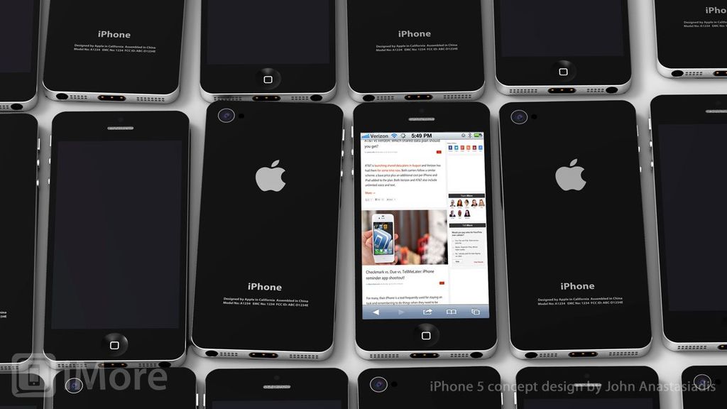 iPhone 5 preview: 4-inch, 16:9 aspect ratio, in-cell display | iMore