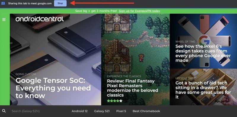 How to share your screen in Google Meet | Android Central