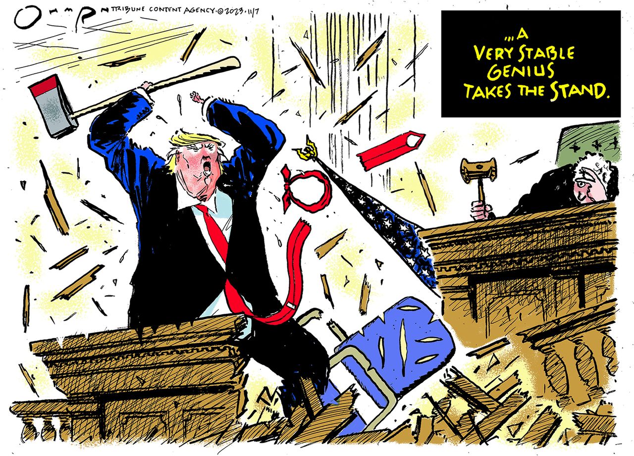 5 fabulously funny cartoons about Donald Trump's courtroom drama | The Week