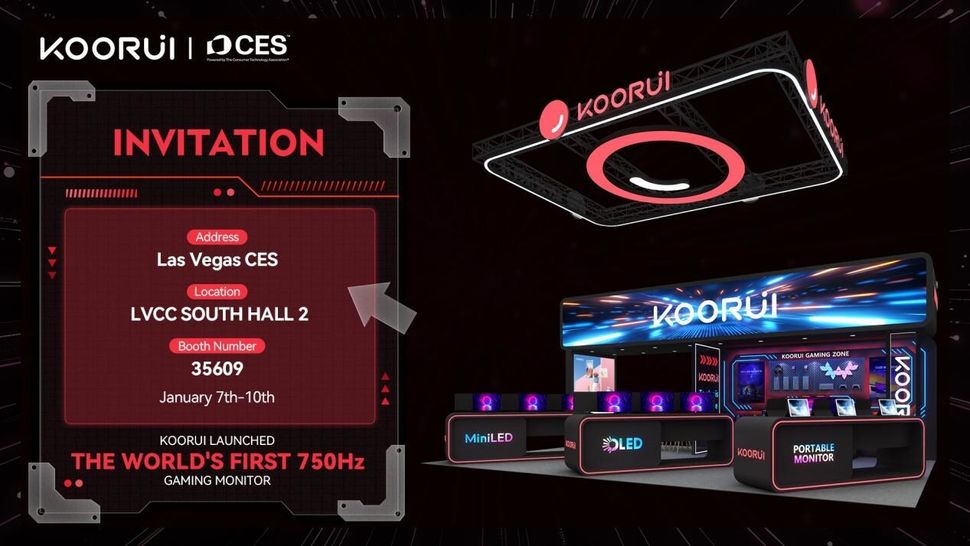 Koorui to demo the 'world's first' 750 Hz gaming monitor at CES — TN panel device gets welcome ...