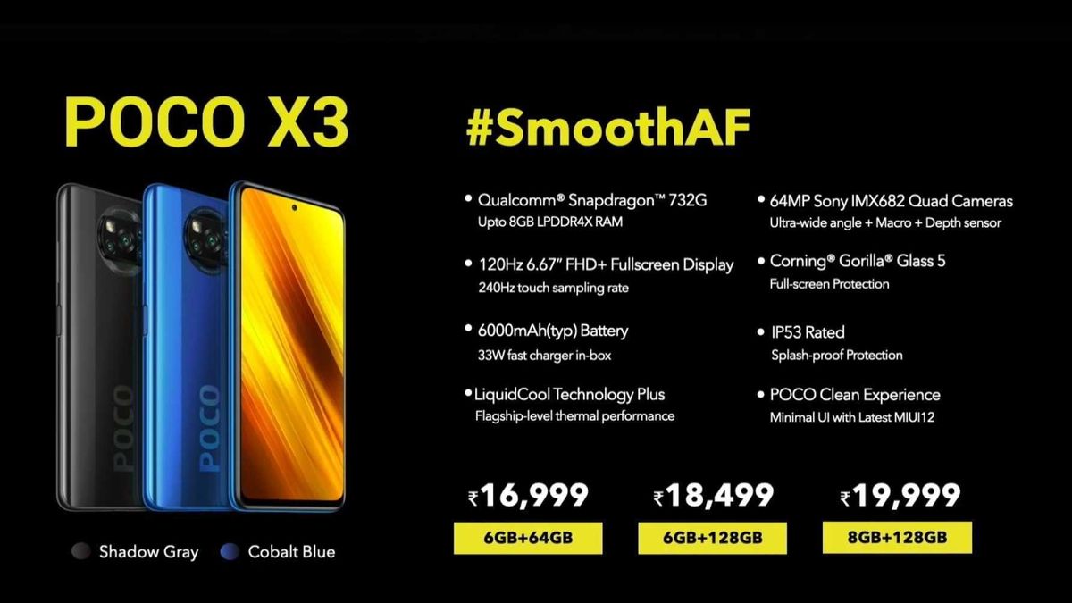 Poco X3 launched with better specs and pricing in India | TechRadar