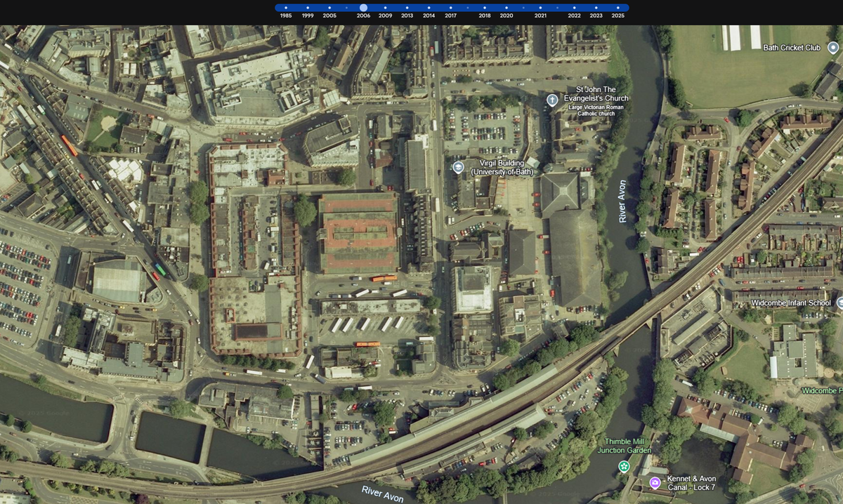 Google Earth has historic street view now and just in case you don't ...