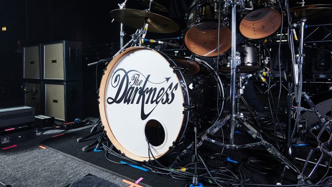 "I was like, 'Oh sh*t, it's not free!'" Drum kit tour: The Darkness ...