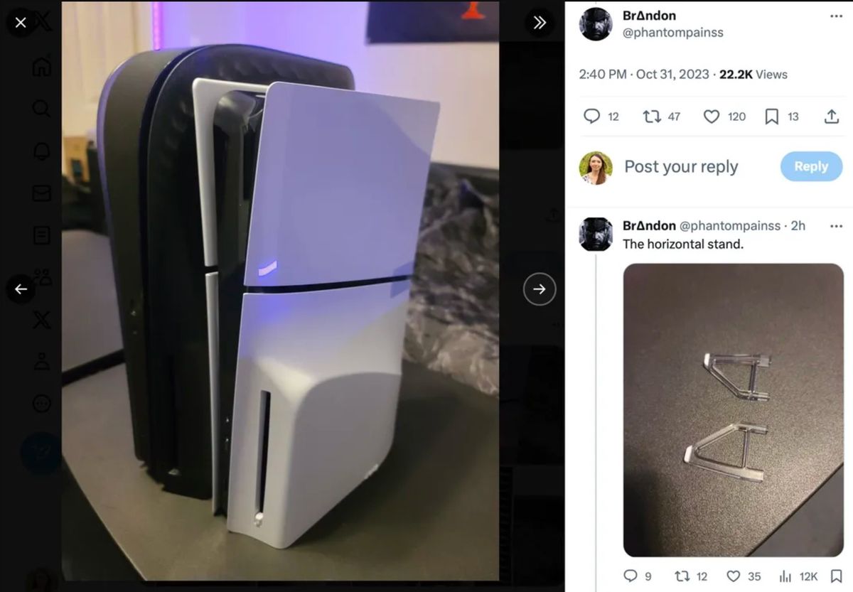 Alleged PS5 Slim images show just how much smaller the new console is ...