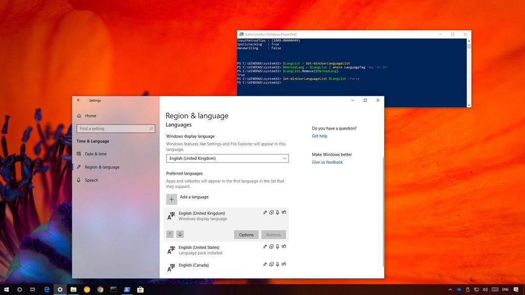 How to force remove a language pack on Windows 10 | Windows Central