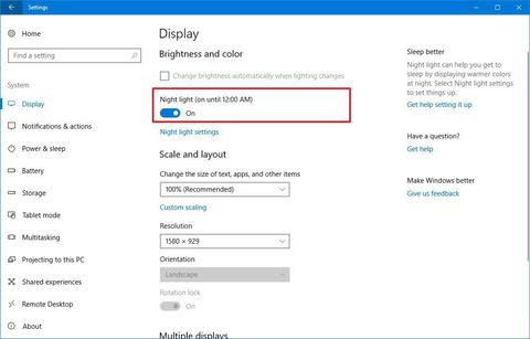 12 days of tech tips: Use Windows 10's Night light to reduce eye strain ...