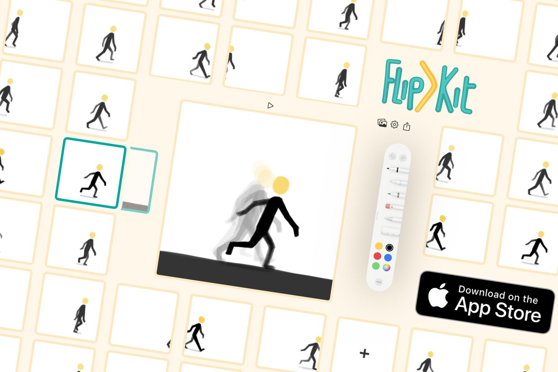 FlipKit helps you create flipbooks on an iPad using just your finger or ...