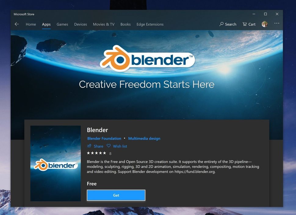3D creation suite Blender arrives on the Microsoft Store | Windows Central