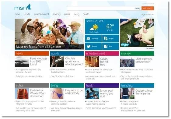 Say hello to the new MSN for Windows 8 and IE 10 | Windows Central