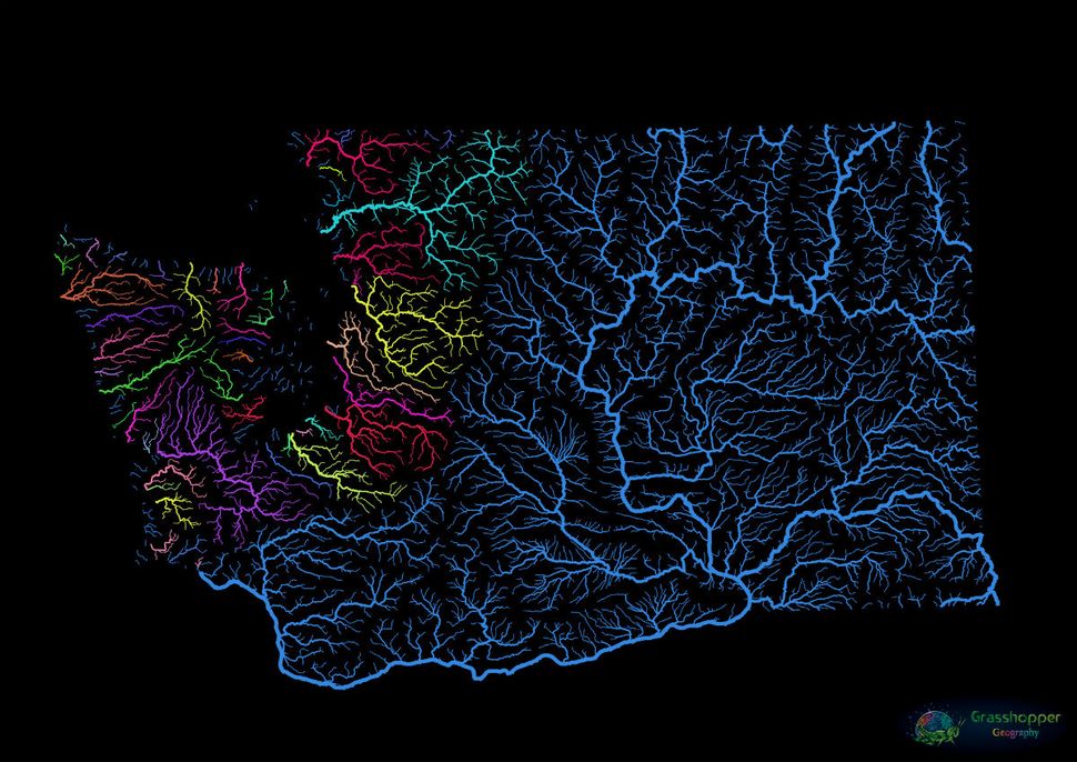 Rainbow Rivers: See Gorgeous Maps of the World's Waterways: Page 2 ...