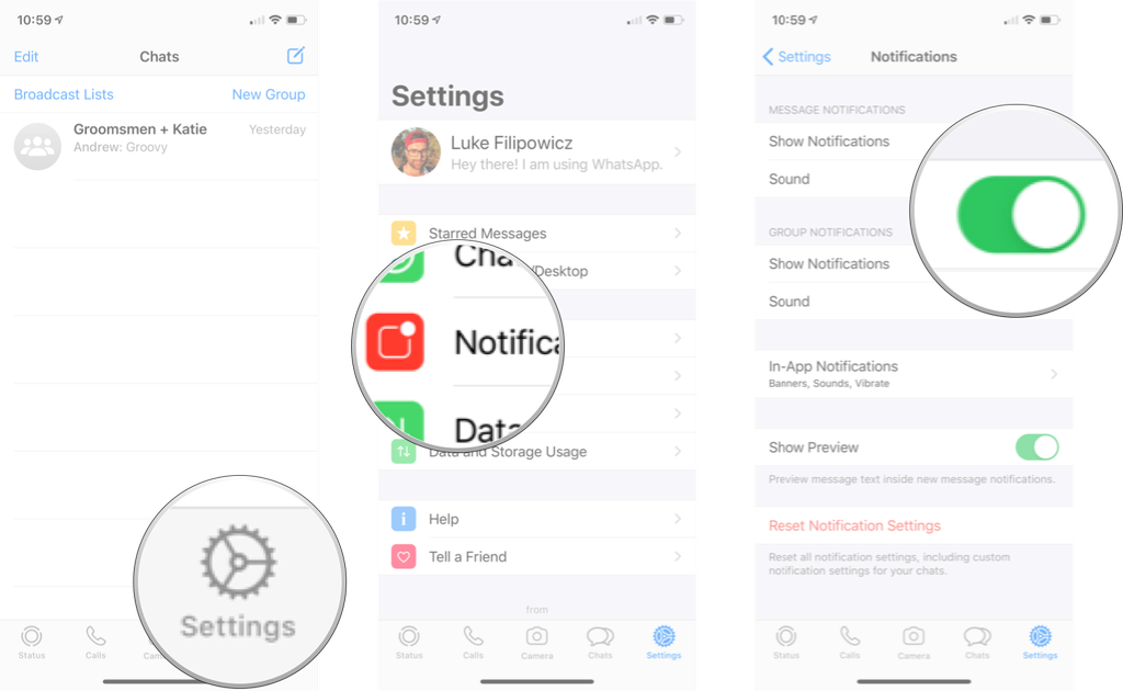 How to customize WhatsApp notifications for iOS | iMore