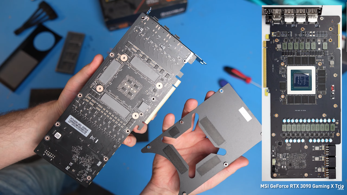 Blower-style RTX 4090 48GB teardown reveals dual-sided memory ...