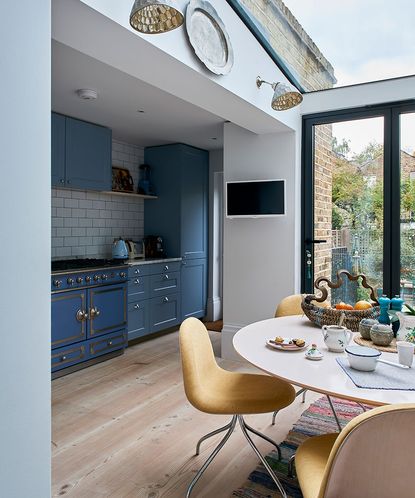 An exquisite Georgian property, lovingly painted in shades of blue ...