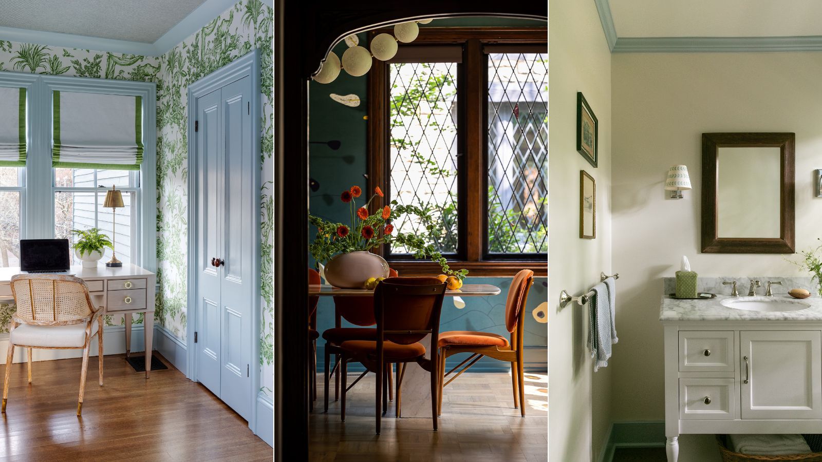 What color should you paint woodwork in interior schemes?