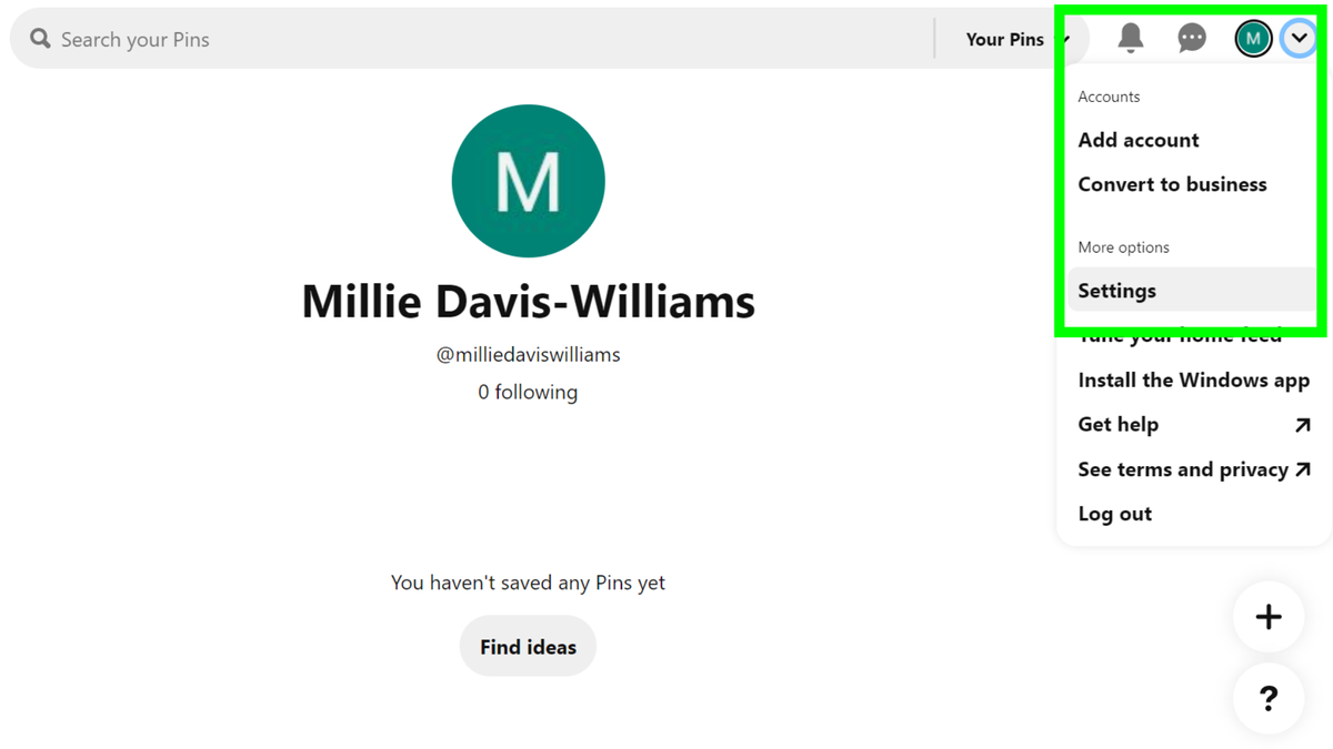 How to delete a Pinterest account | Tom's Guide