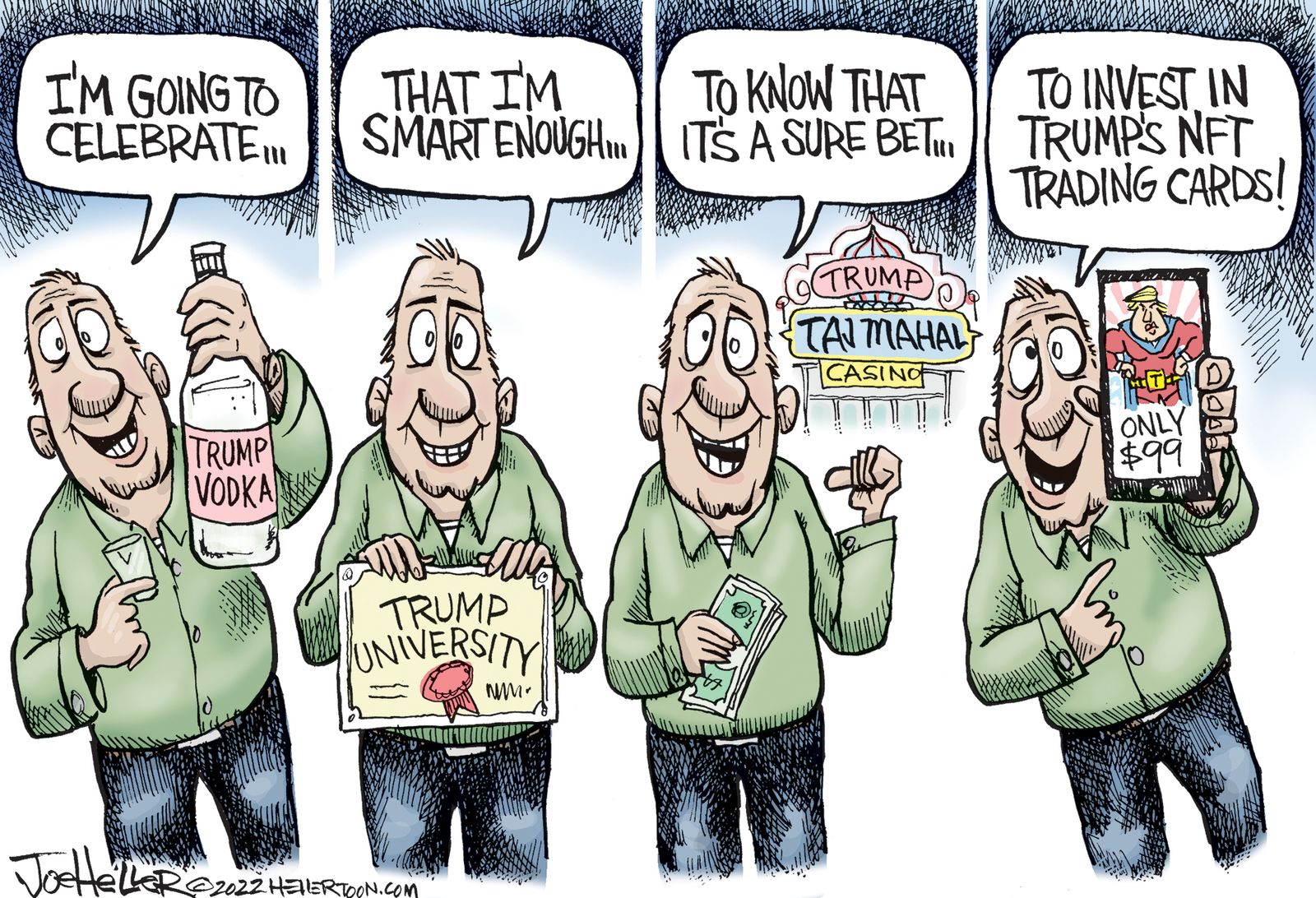 7 brutally funny cartoons about Trump NFTs | The Week