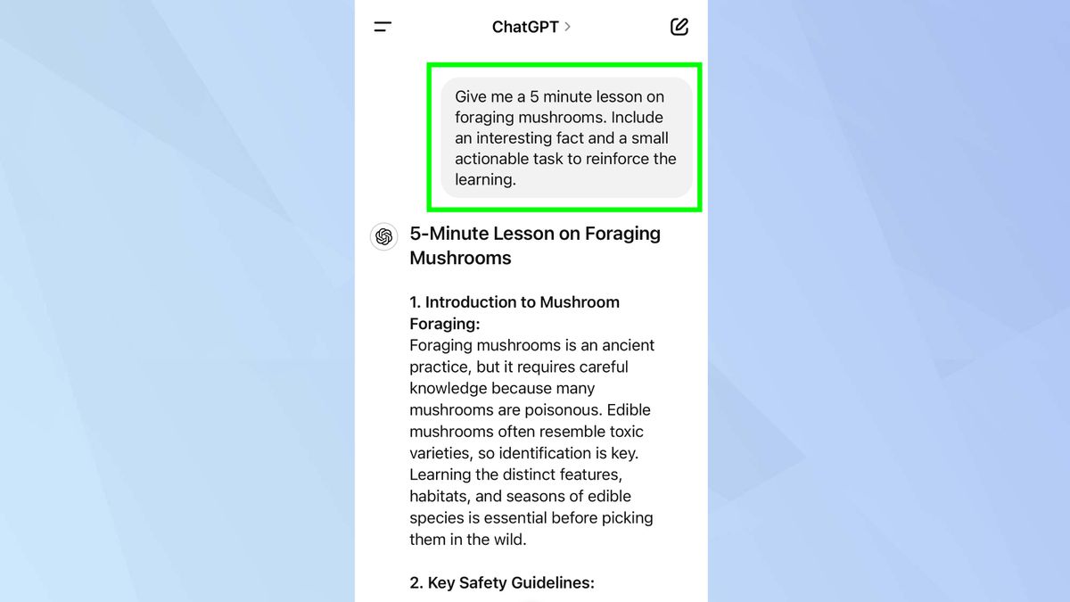 5 clever ways to use ChatGPT on your mobile phone | Tom's Guide