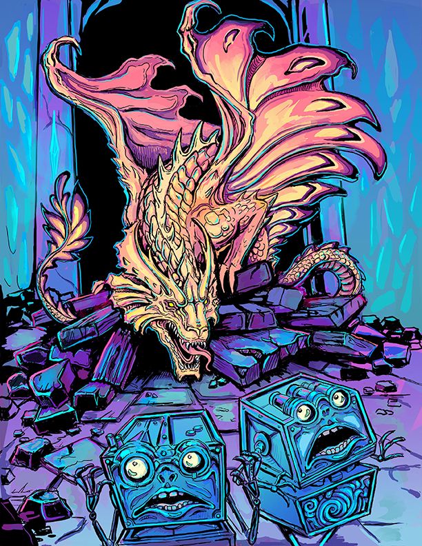 How Dungeons & Dragons: Dragon Delves is breaking all fantasy art rules ...