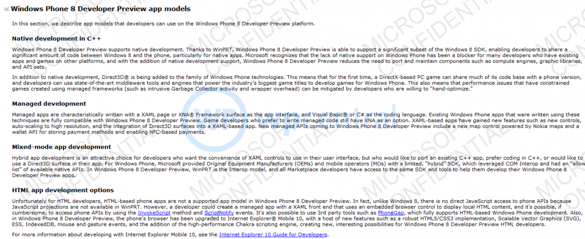 Windows Phone 8 SDK preview release leaks online [Updated] | Windows ...