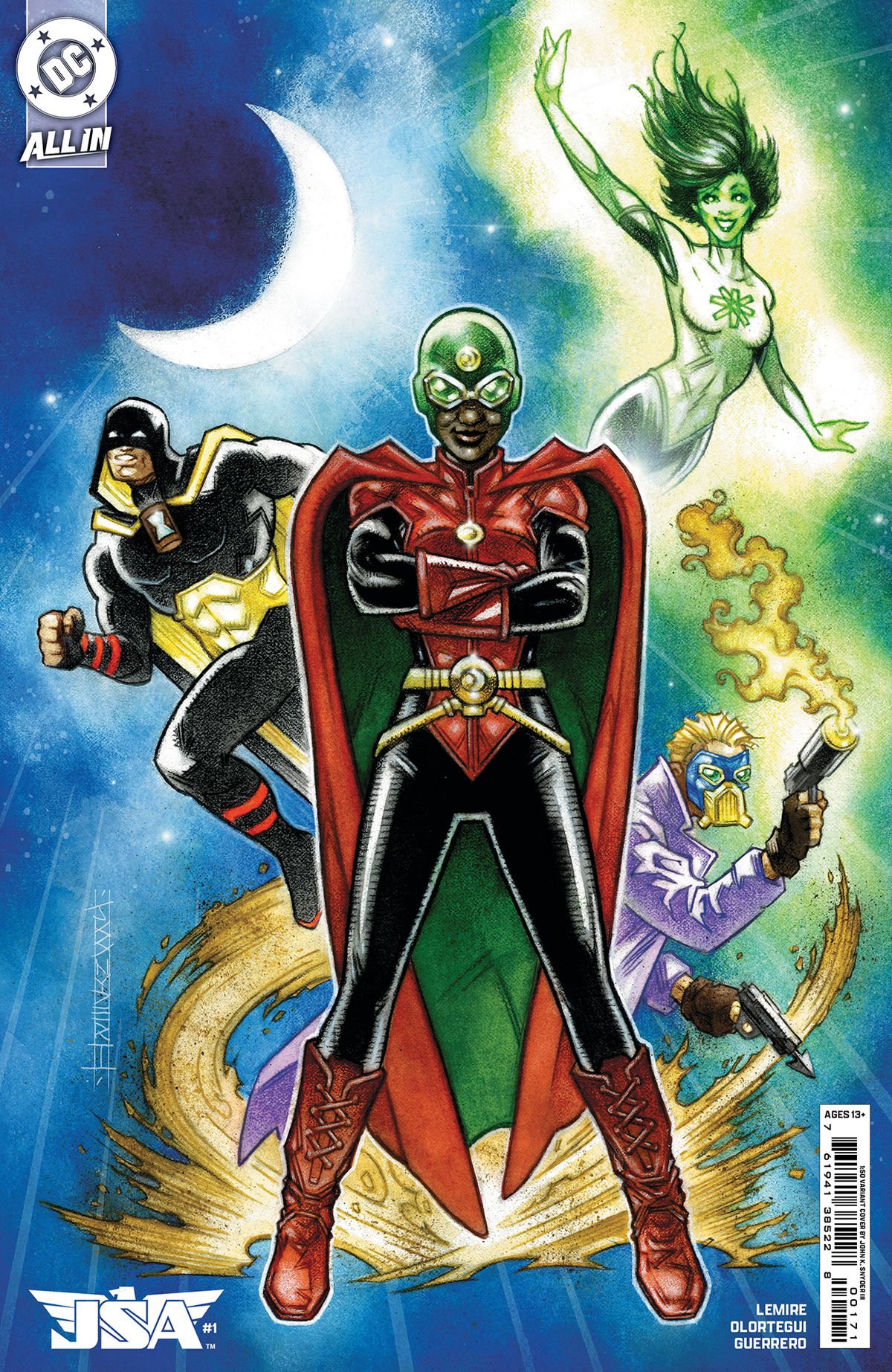 JSA's Jeff Lemire says a Justice Society/Justice League crossover is ...
