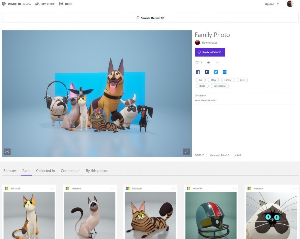Microsoft tweaks Remix 3D to better highlight community creations ...