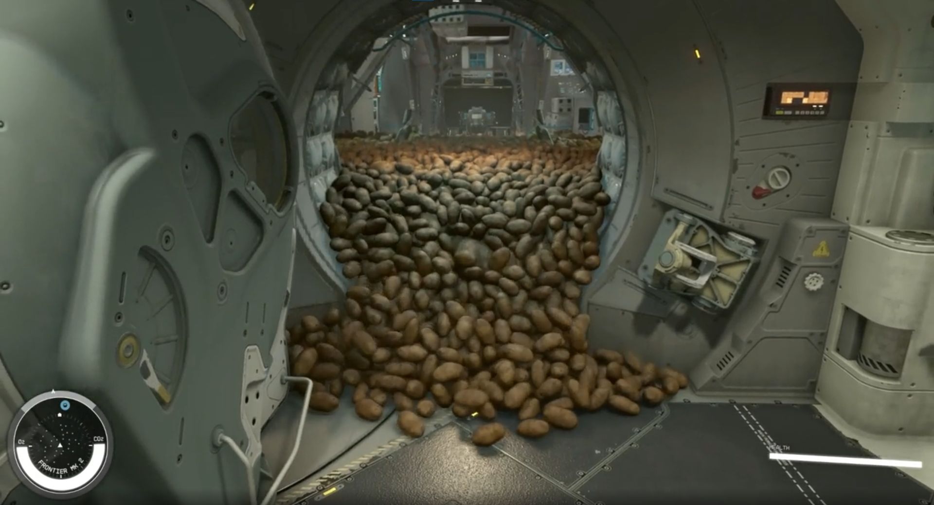 Starfield player stuffs thousands of potatoes into a room to marvel at ...