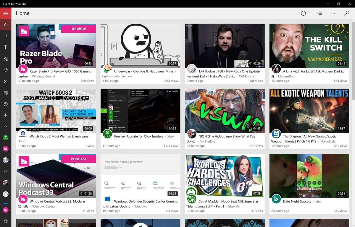 Client for YouTube on Windows 10 has a bad name, but great features ...
