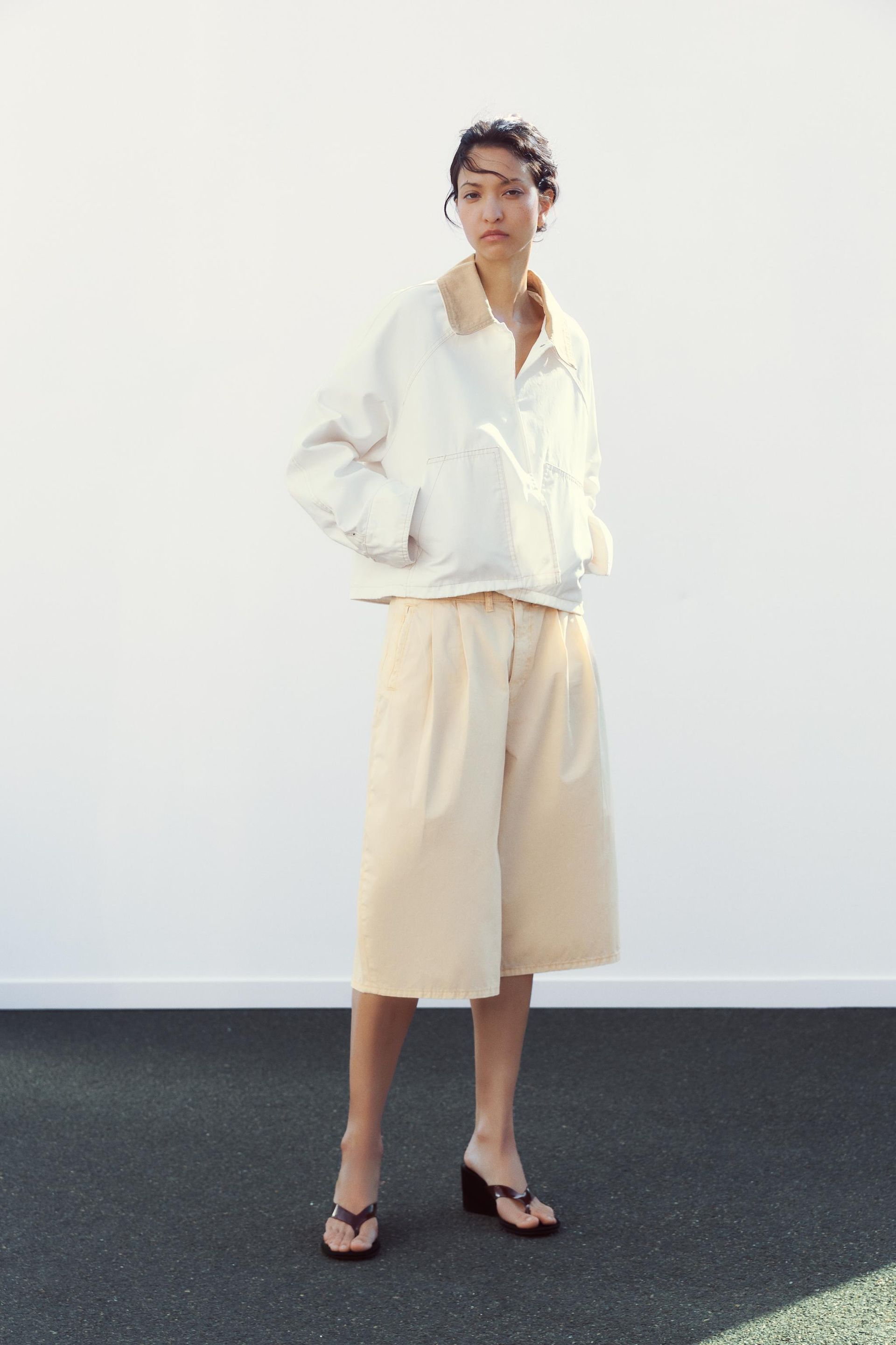 These Posh New Zara Shorts Are Trendier Than Denim Cutoffs | Who What Wear