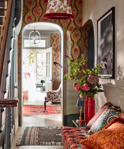 Red hallway ideas: 10 designs full of warmth and vibrancy | Homes and ...