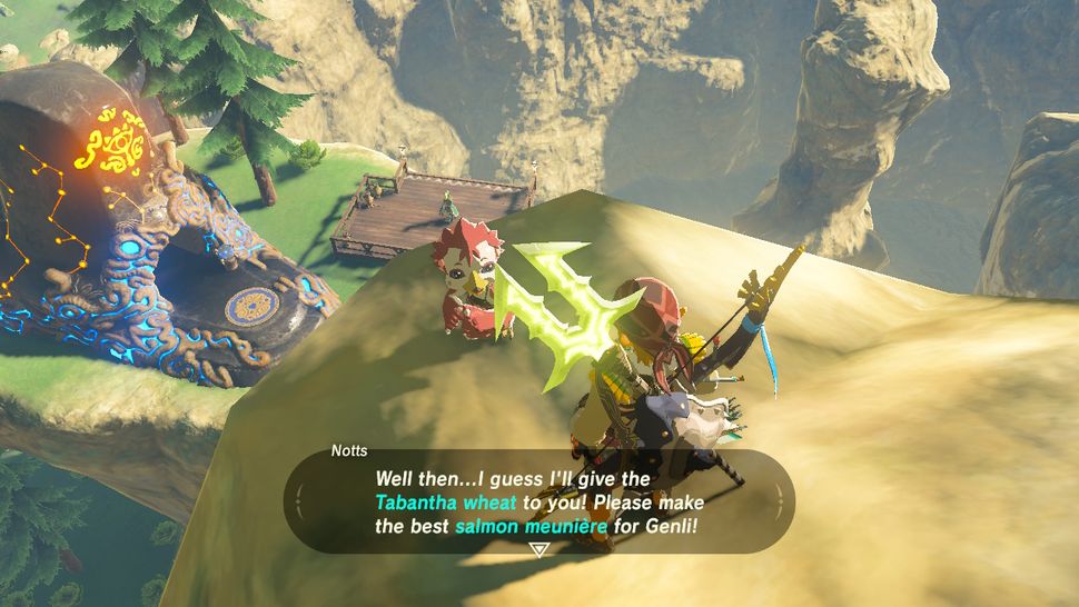 Legend of Zelda: Breath of the Wild: Shrine solutions: Tabantha Tower ...