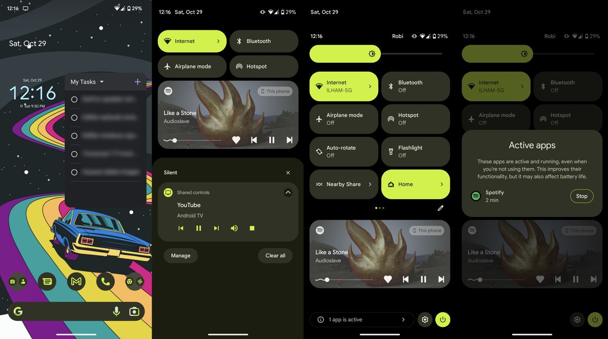 How To See Which Apps Are Running From Quick Settings In Android 13 Android Central