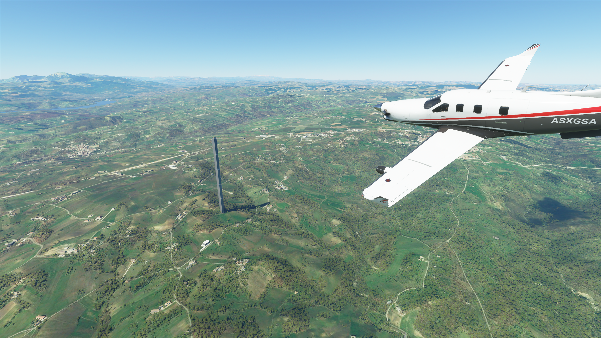 Another intimidating obelisk has been found in Microsoft Flight ...