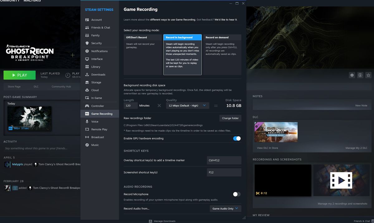 Look out, Shadowplay: Steam now has a built-in 'Game Recording' feature that will automatically ...