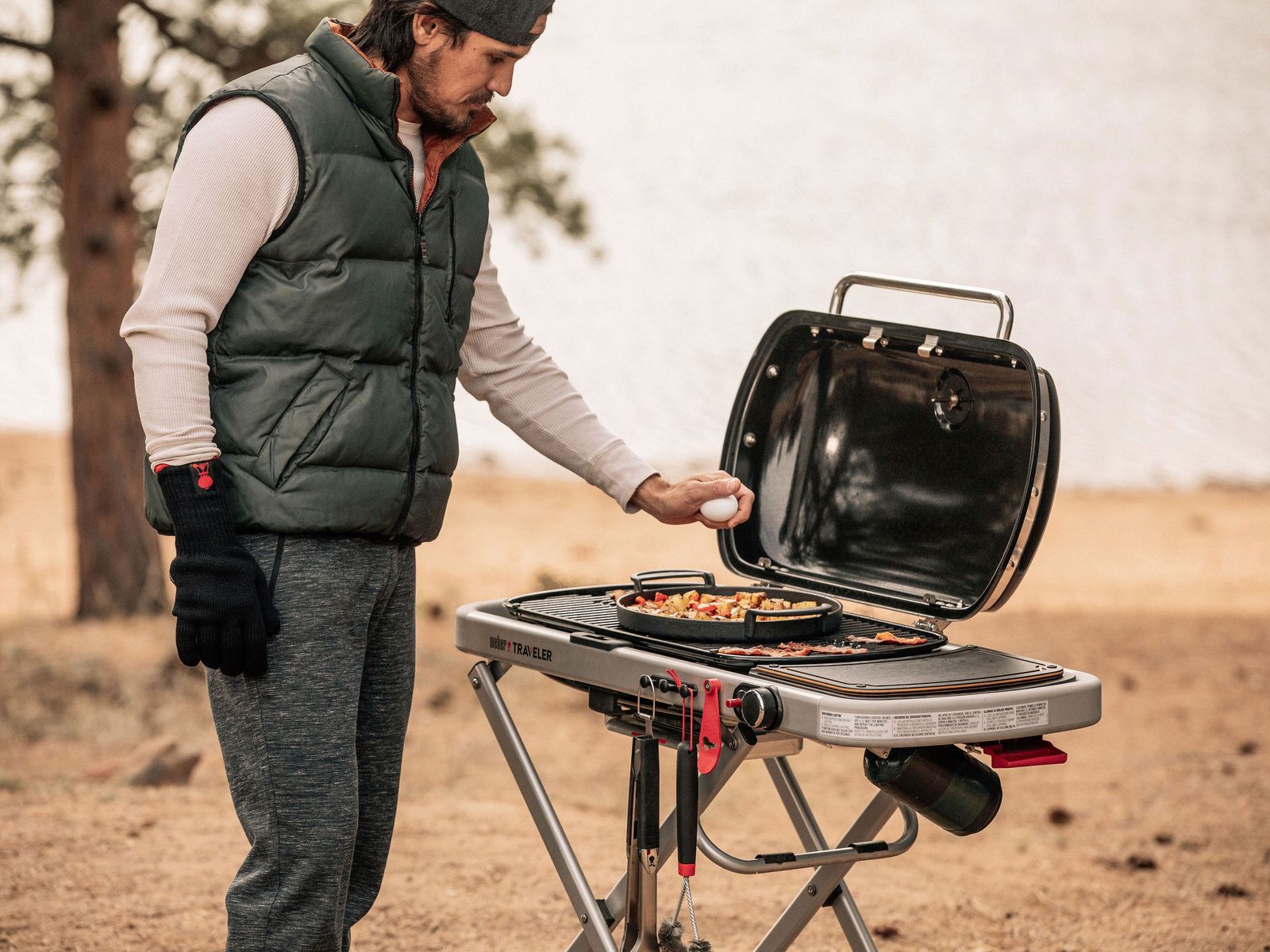 Weber Traveler gas barbecue review: a portable BBQ you can use at home ...
