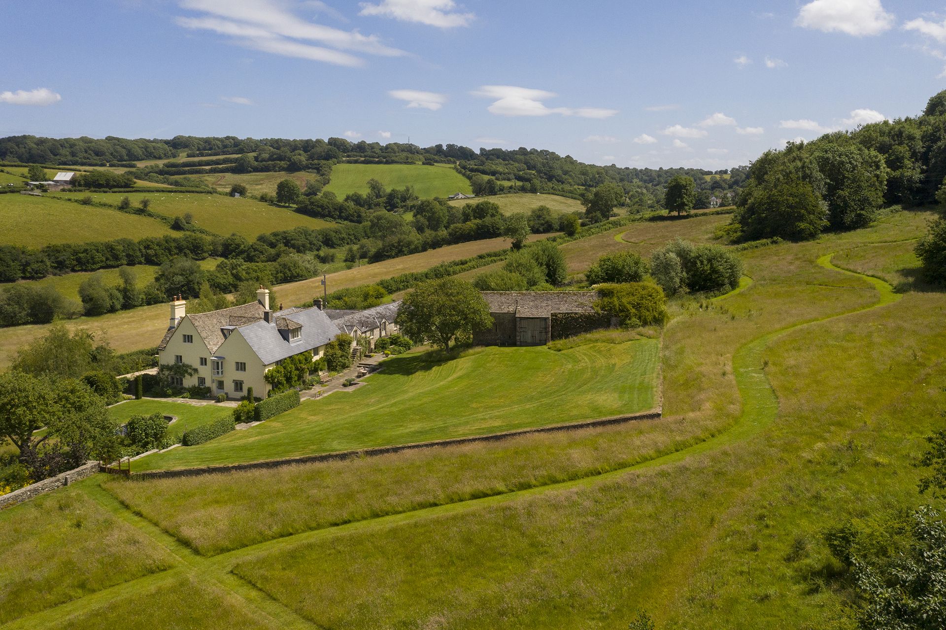 A beautiful old farmhouse in a picturesque valley all of your own ...